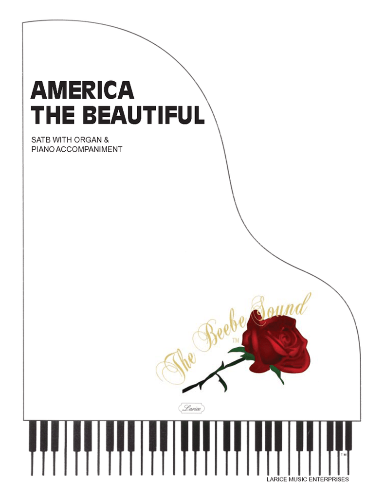 America the Beautiful - SATB, Organ & Piano — Jackman Music