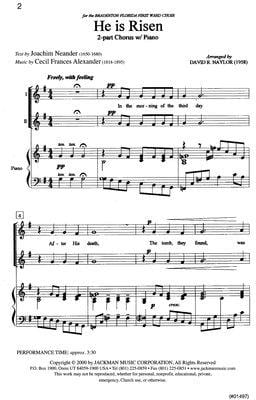 He is Risen - 2 part — Jackman Music