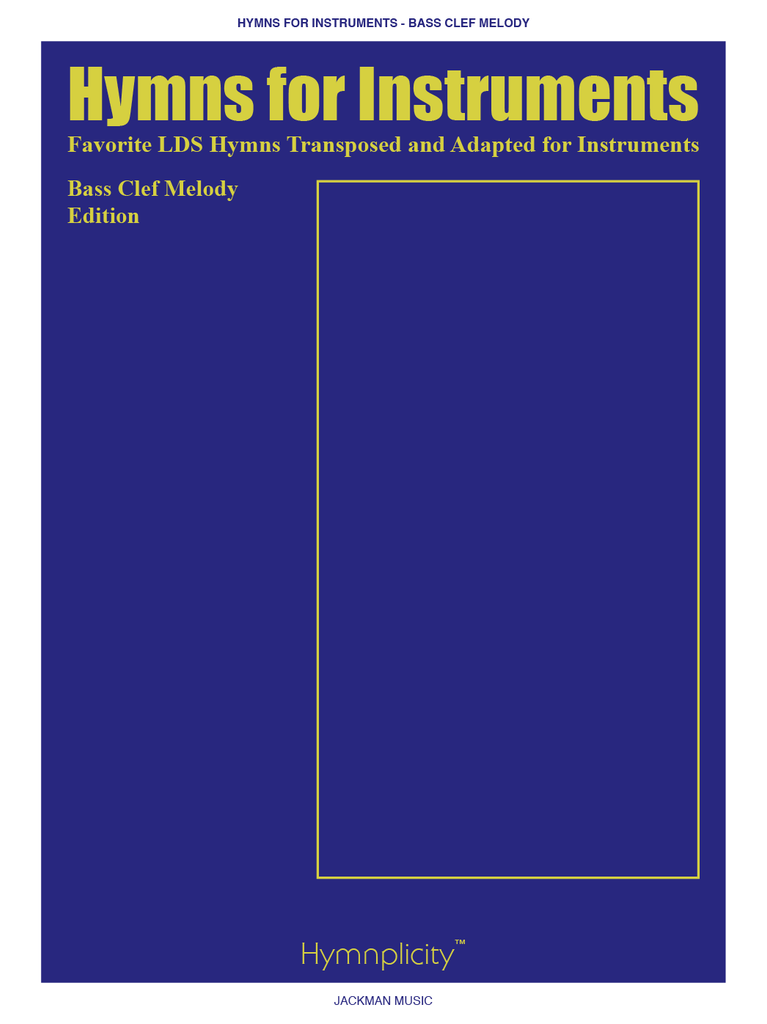 Hymns for Instruments - Bass Clef — Jackman Music