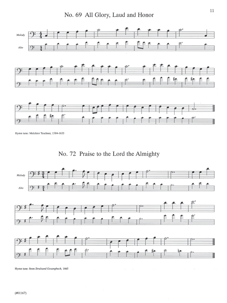 Hymns for Instruments - Bass Clef — Jackman Music