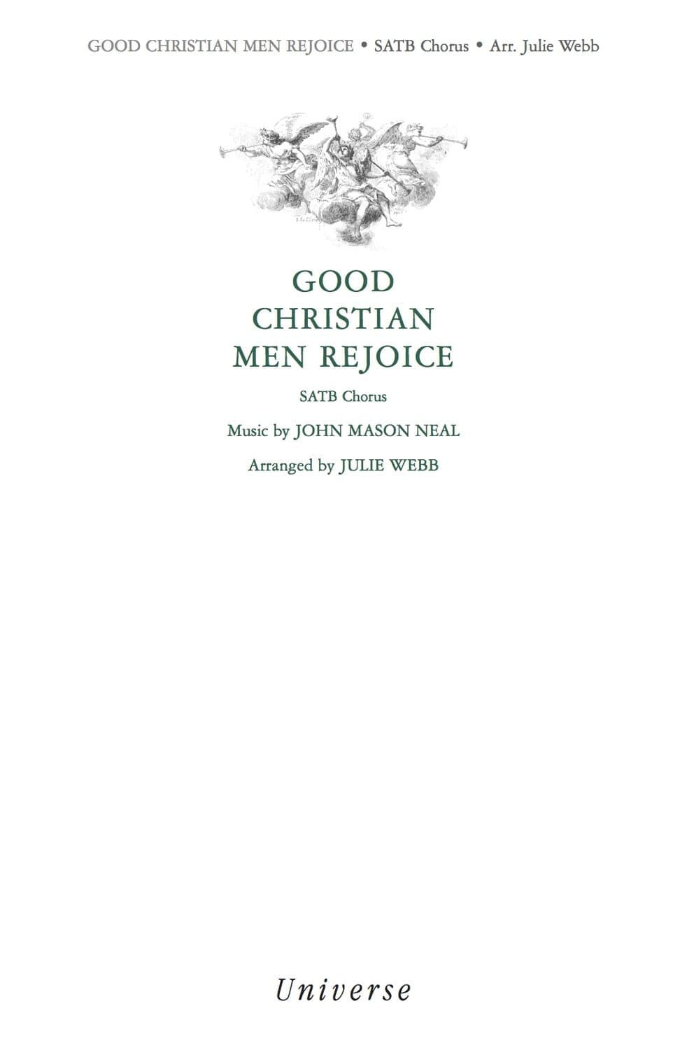 Good Christian Men Rejoice - SATB — Jackman Music