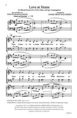 Love at Home - SATB — Jackman Music