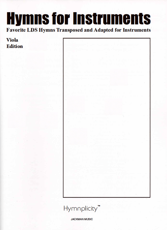 Hymns for Instruments - Viola — Jackman Music