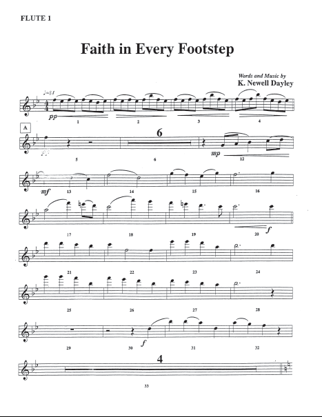 Faith in Every Footstep - Orchestra Score & Parts — Jackman Music
