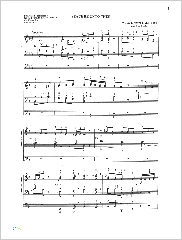 Basic Organ Repertoire — Jackman Music
